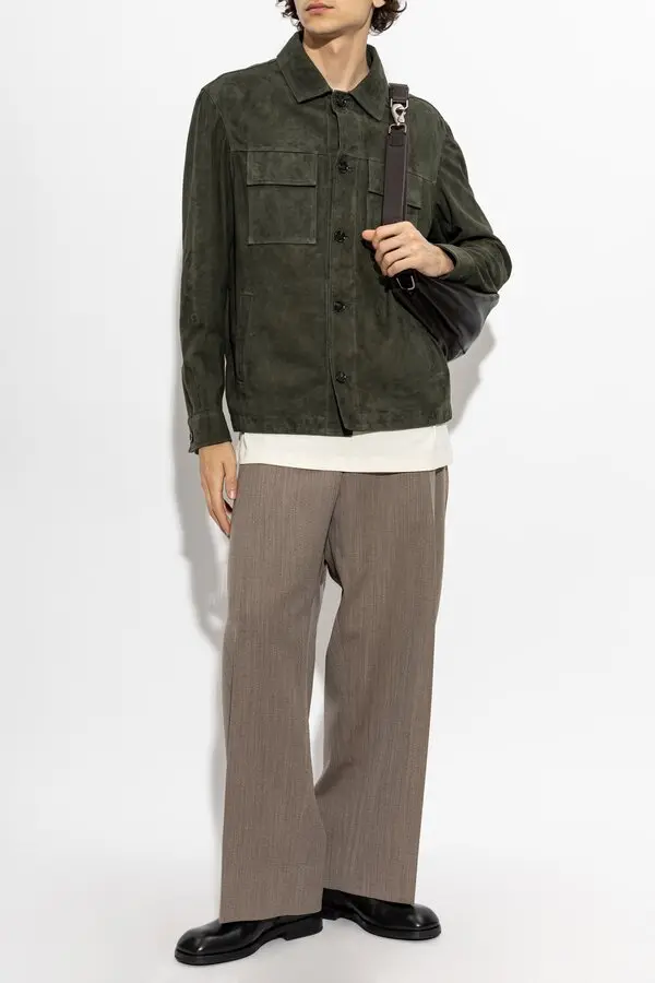 ARMA Mex' Suede Leather Shirt Jacket
