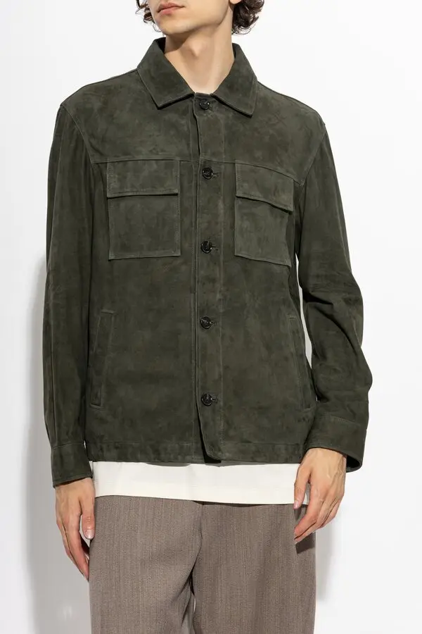 ARMA Mex' Suede Leather Shirt Jacket