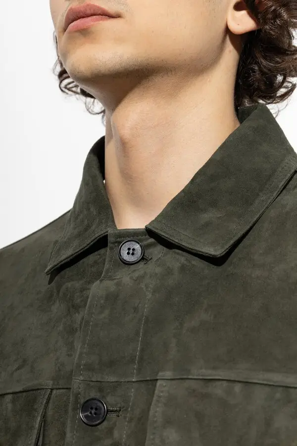 ARMA Mex' Suede Leather Shirt Jacket
