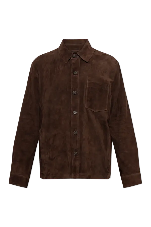 ARMA Suede Shirt ‘dino - Brown