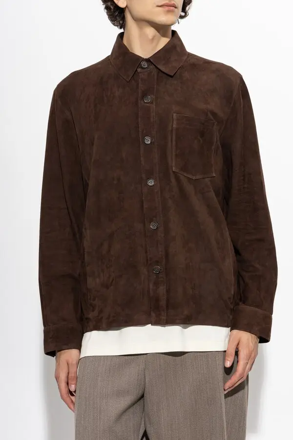 ARMA Suede Shirt ‘dino - Brown