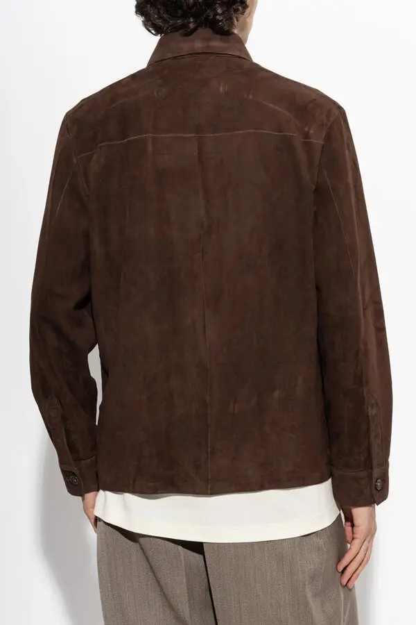 ARMA Suede Shirt ‘dino - Brown