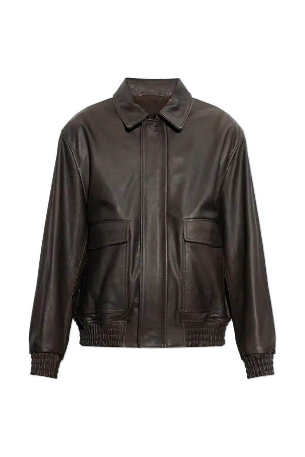 ARMA Bari' Leather Bomber Jacket