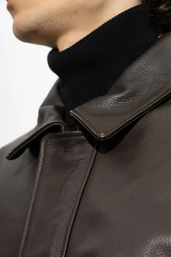 ARMA Bari' Leather Bomber Jacket