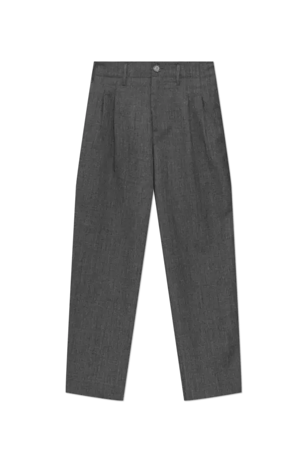 AMI Paris Wool Trousers - Grey
