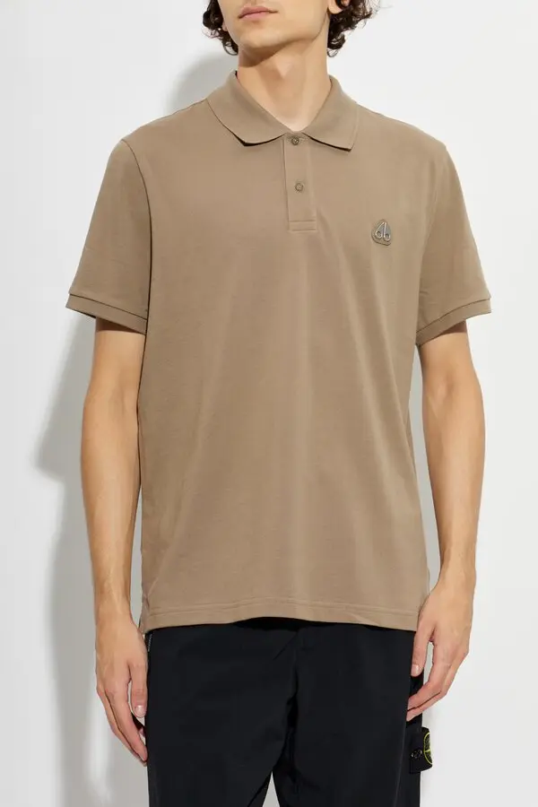 Moose Knuckles Polo With Logo Appliqu