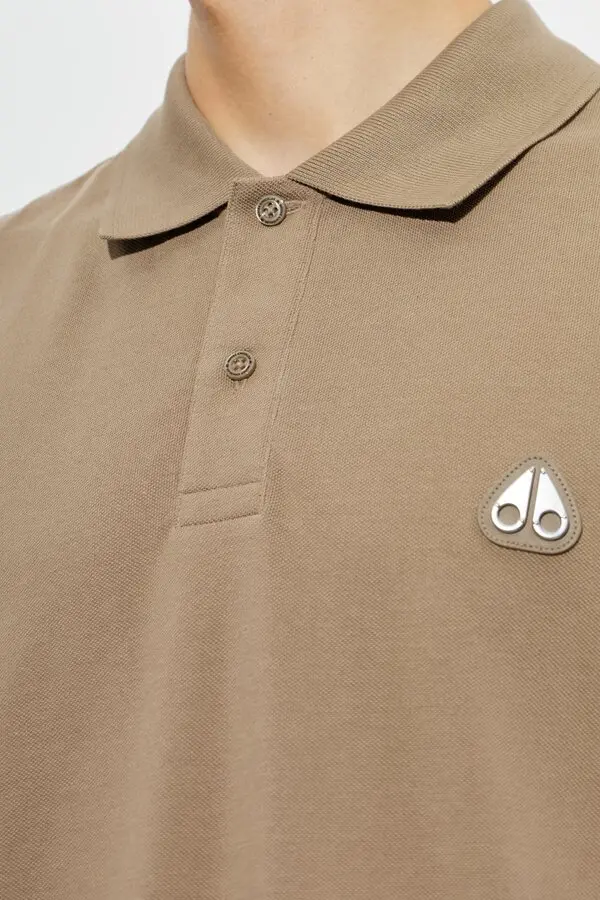 Moose Knuckles Polo With Logo Appliqu