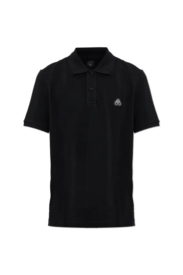 Moose Knuckles Polo Shirt With Applied Logo