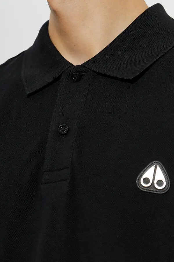 Moose Knuckles Polo Shirt With Applied Logo
