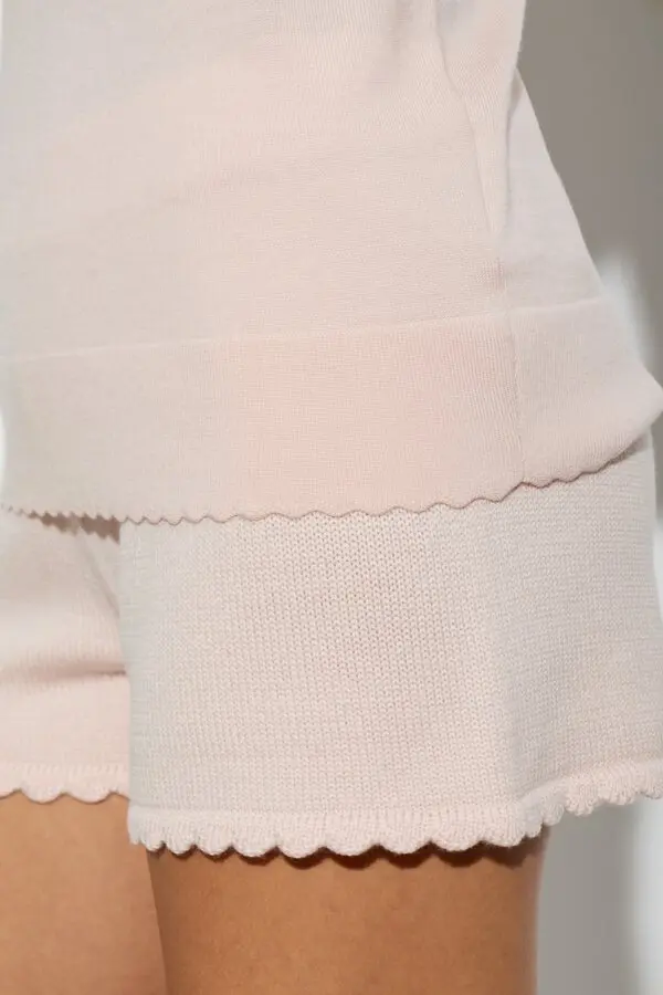 Posse Wool Knit Scoop Neck Top