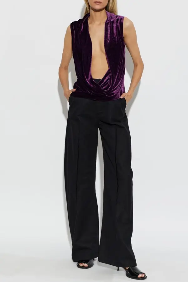 MAISON MARGIELA Velour Top