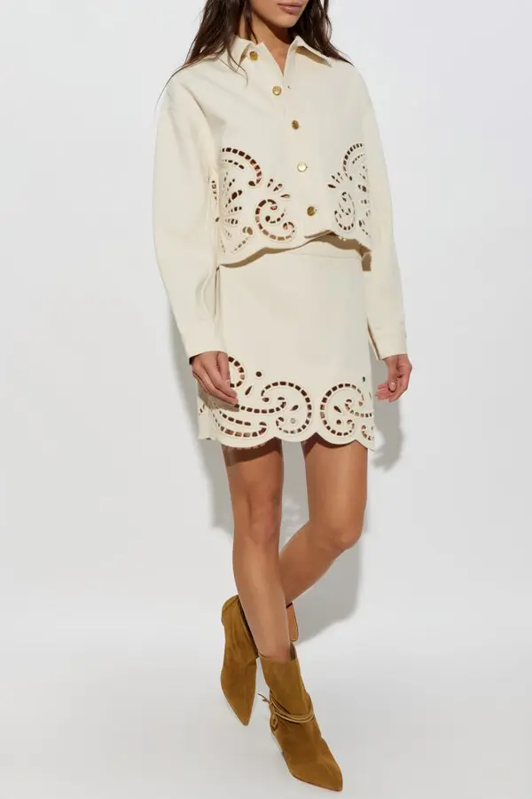 Ulla Johnson Cadiz’ Denim Skirt