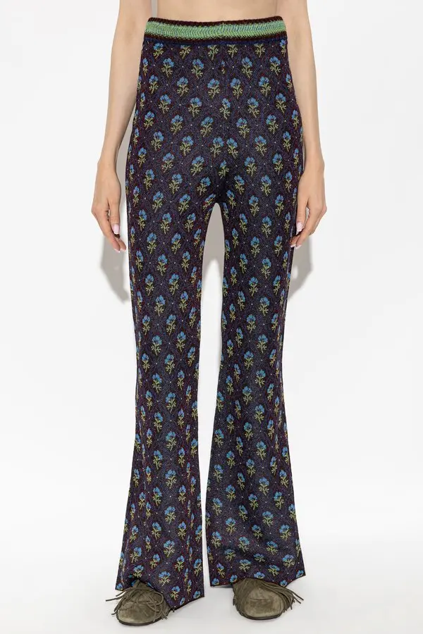 Etro Trousers With Lurex Thread