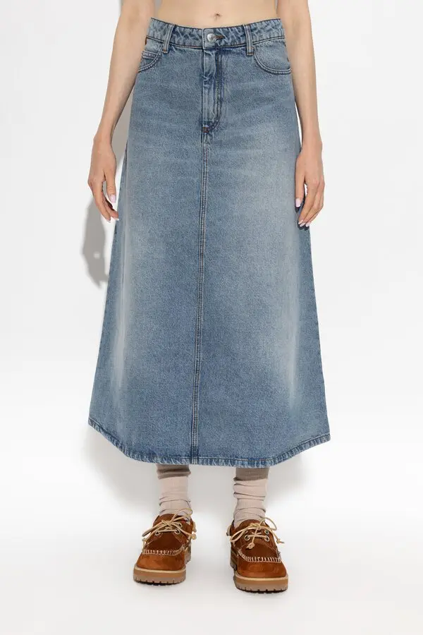 AMI Paris Denim Skirt