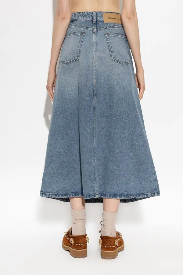 AMI Paris Denim Skirt