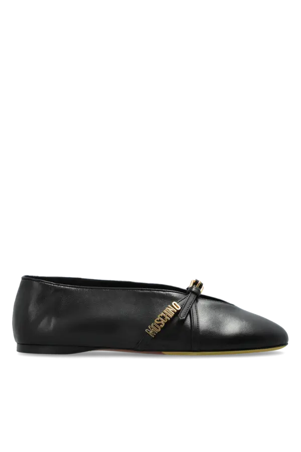 Moschino Leather Ballerinas