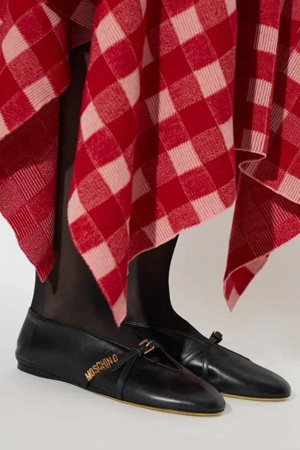 Moschino Leather Ballerinas