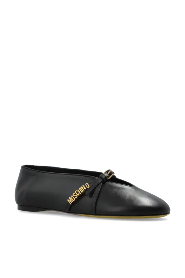 Moschino Leather Ballerinas