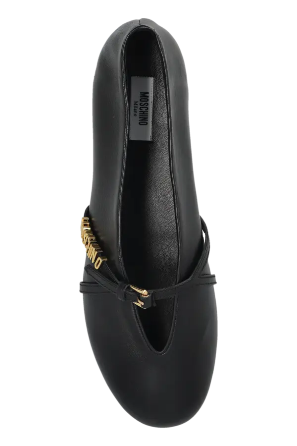 Moschino Leather Ballerinas