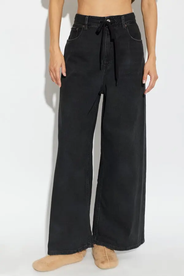 MAISON MARGIELA Wide-leg Jeans - Black