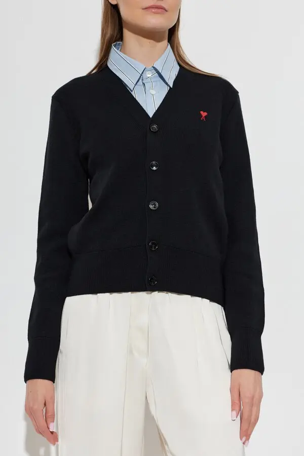 AMI Paris Wool Cardigan