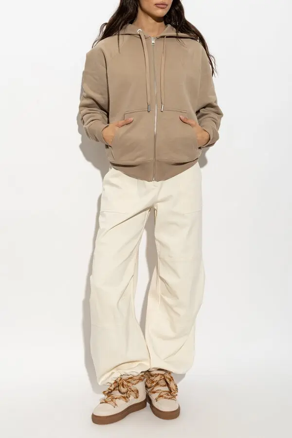 AMI Paris Cotton Zip-up Hoodie