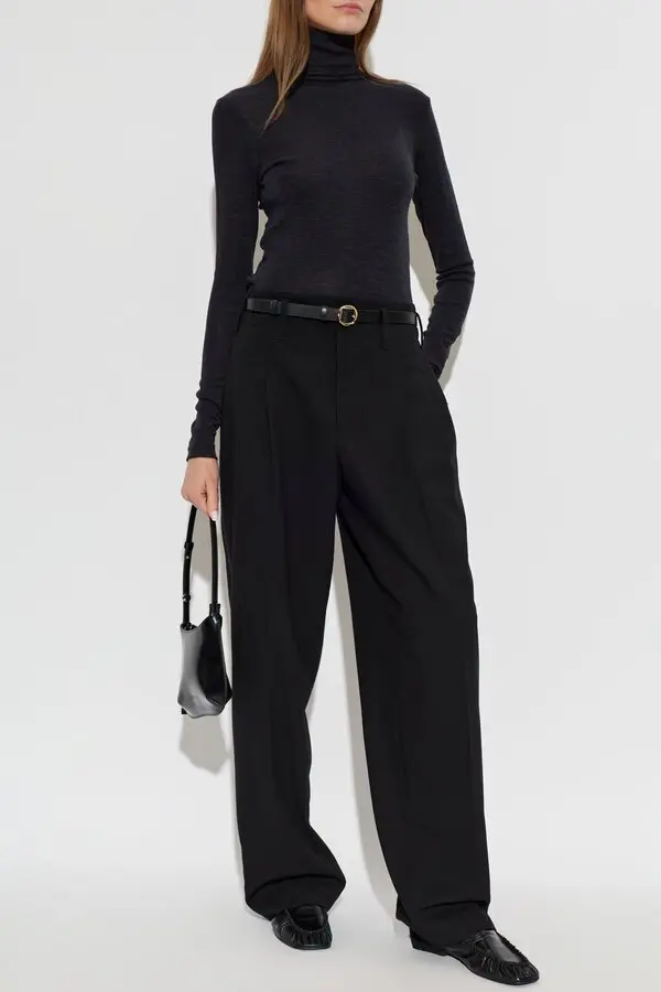 RÓHE Wool Turtleneck With Ribbed Collar