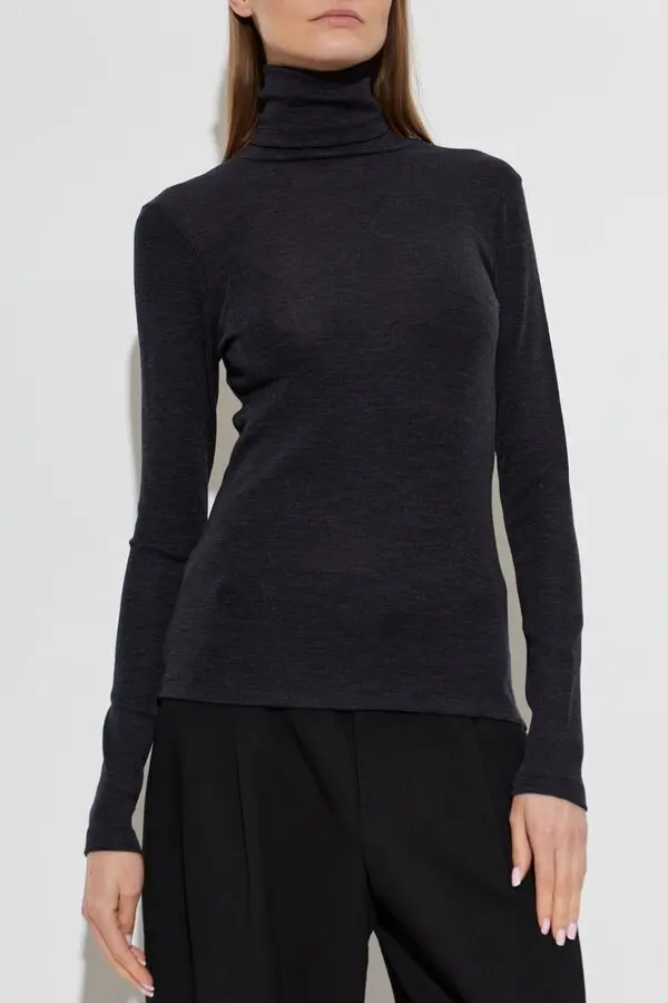 RÓHE Wool Turtleneck With Ribbed Collar