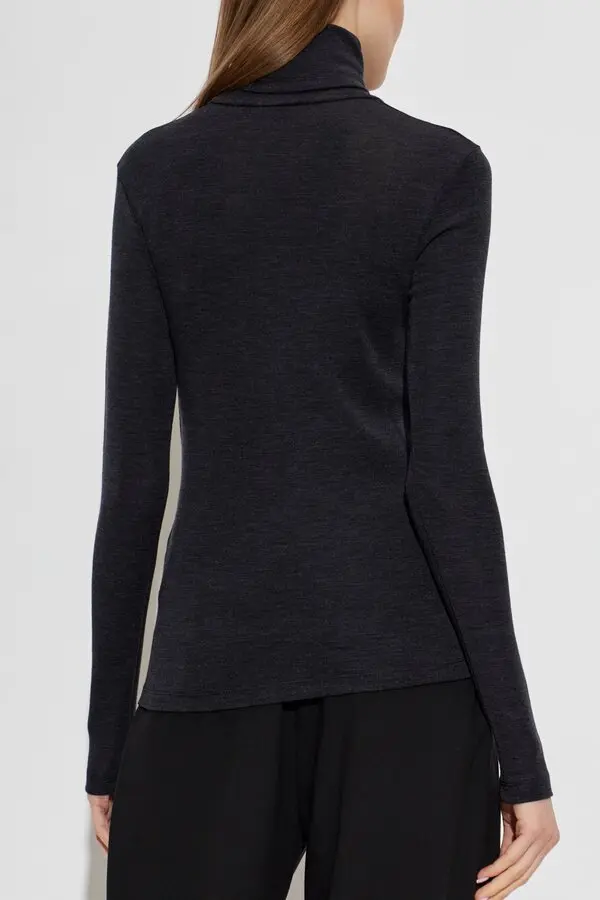 RÓHE Wool Turtleneck With Ribbed Collar