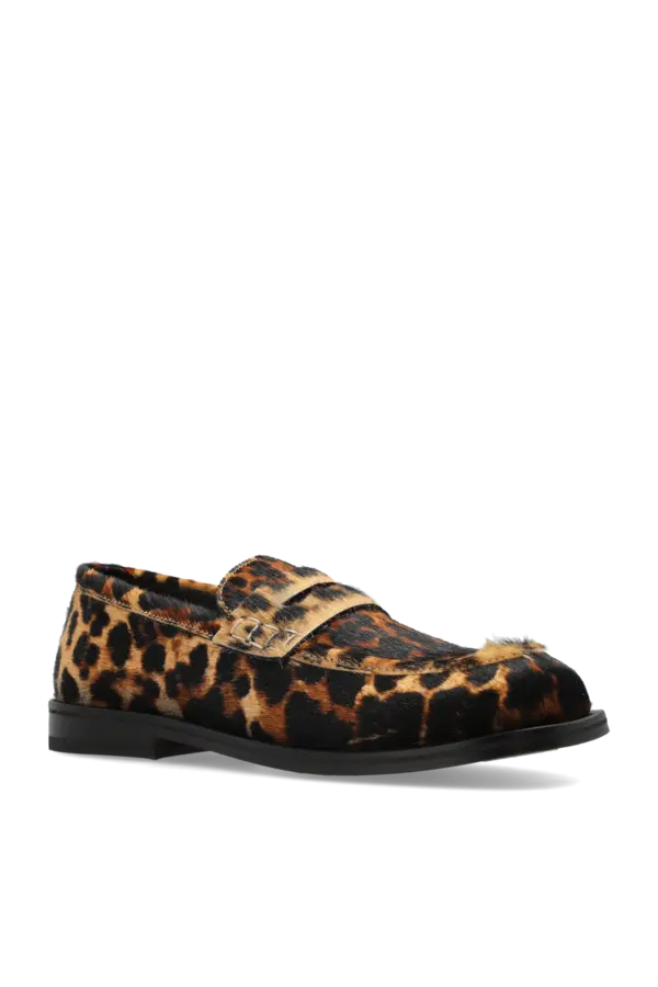 AMI Paris Leather Loafers