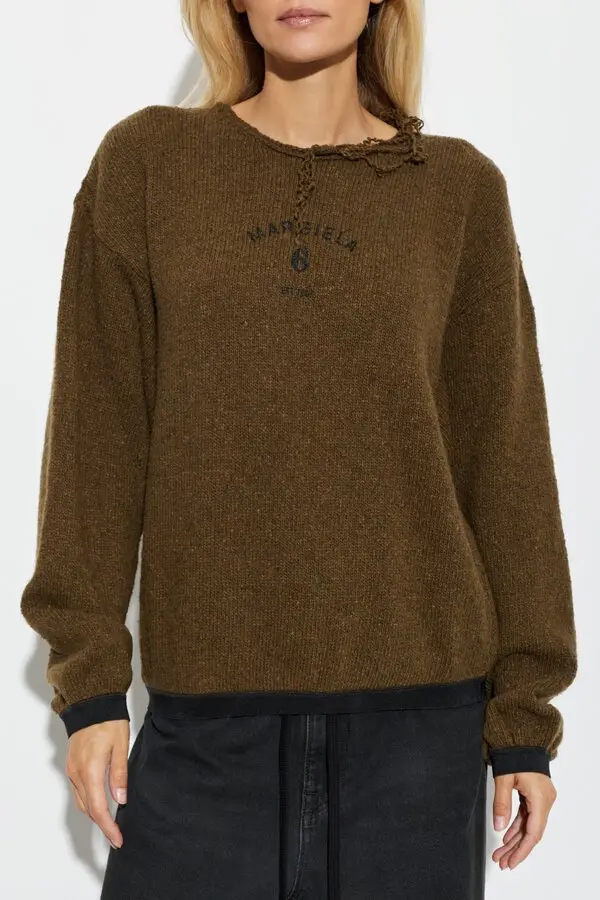 MAISON MARGIELA Sweater With Raw-edge Finish