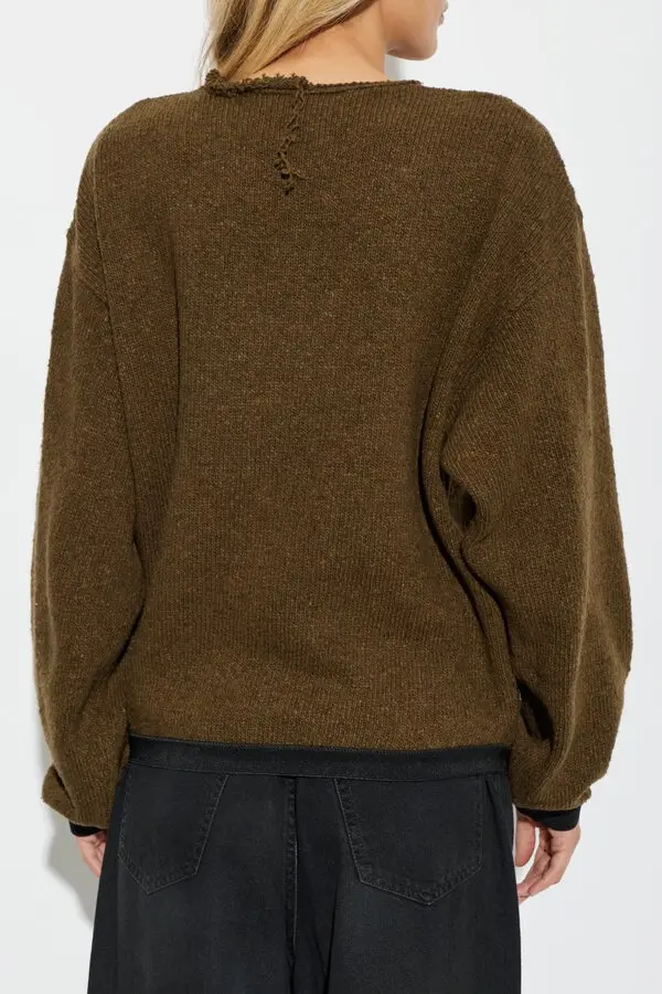 MAISON MARGIELA Sweater With Raw-edge Finish