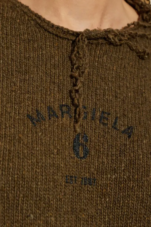 MAISON MARGIELA Sweater With Raw-edge Finish