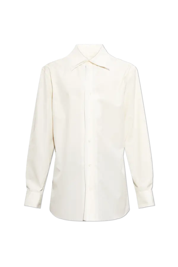 MAISON MARGIELA Classic Cotton Shirt With Elongated Collar