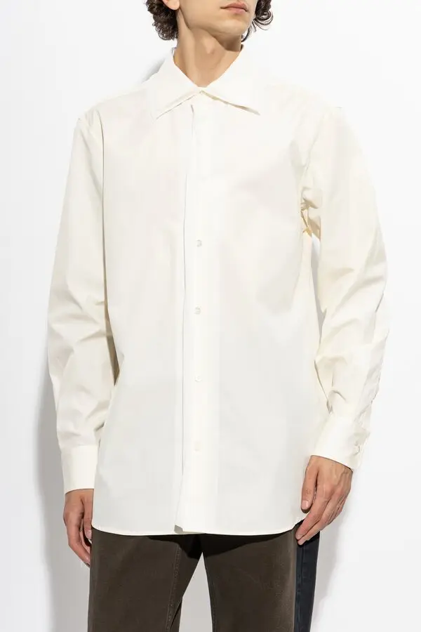MAISON MARGIELA Classic Cotton Shirt With Elongated Collar