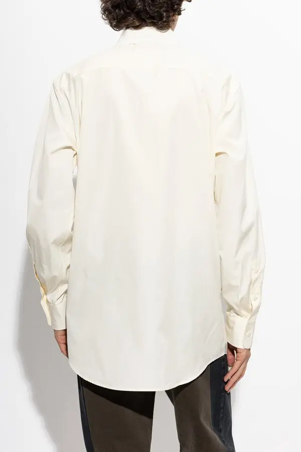 MAISON MARGIELA Classic Cotton Shirt With Elongated Collar