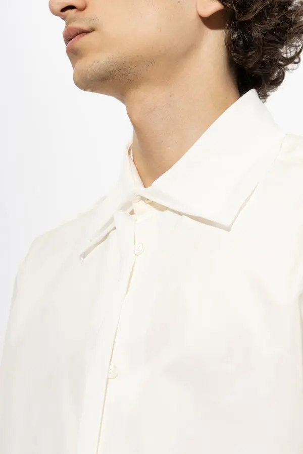 MAISON MARGIELA Classic Cotton Shirt With Elongated Collar