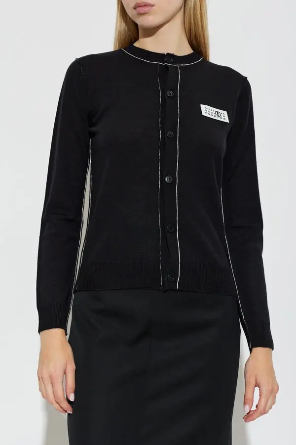 MAISON MARGIELA Cardigan With Decorative Stitching