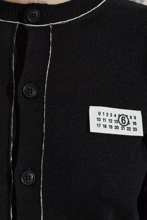 MAISON MARGIELA Cardigan With Decorative Stitching