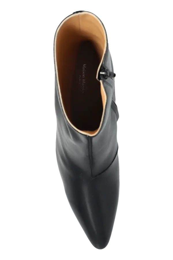 MAISON MARGIELA Leather Wedge Ankle Boots