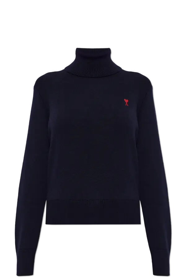 AMI Paris Wool Turtleneck Sweater