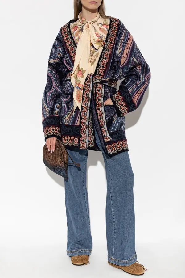 Etro Silk Shirt With Floral Motif