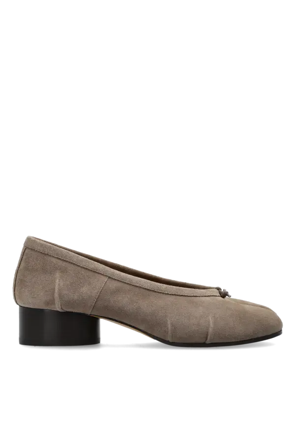 MAISON MARGIELA Suede Heeled Shoes With 'tabi' Cut-out