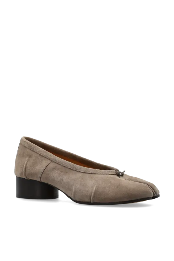 MAISON MARGIELA Suede Heeled Shoes With 'tabi' Cut-out