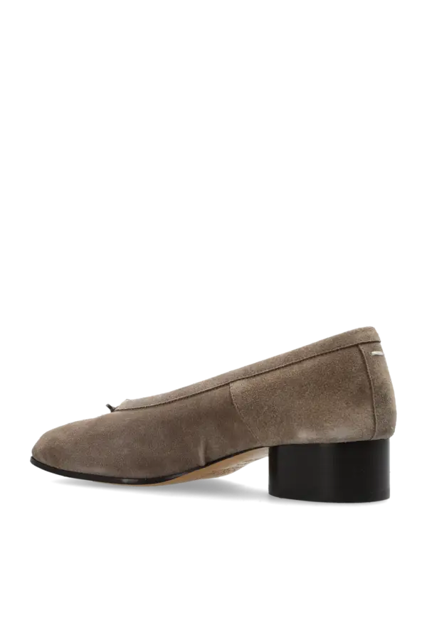 MAISON MARGIELA Suede Heeled Shoes With 'tabi' Cut-out