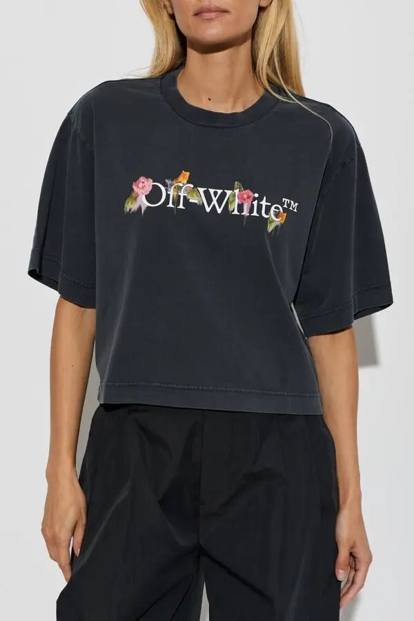 Off-White T-shirt With Logo