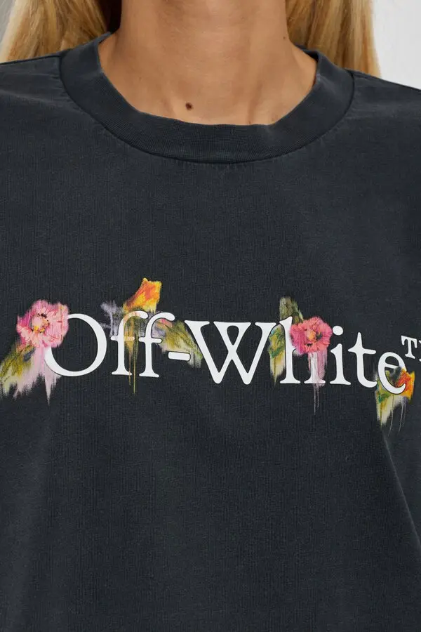 Off-White T-shirt With Logo