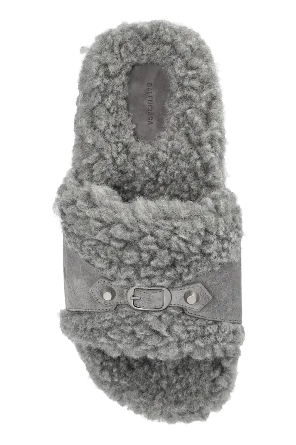 Balenciaga Furry Slide’ Slides