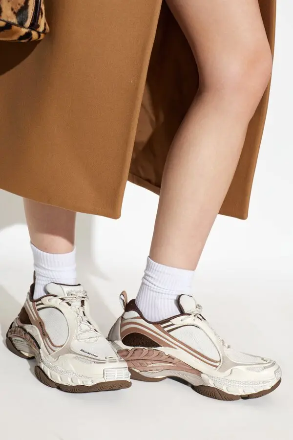 Balenciaga Triple S 2' Sports Shoes - Brown
