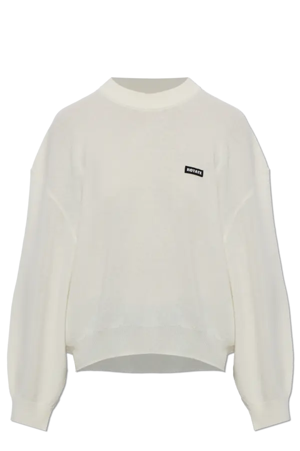 ROTATE BY BIRGER CHRISTENSEN Wool Sweater - Cream